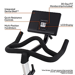 ProForm Carbon CX Smart Exercise Bike with 3 Lb. Dumbbell Set and 30-Day All-Access iFIT Membership