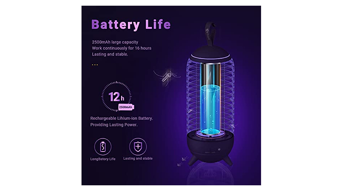 Portable Bug Zapper: Effective Indoor & Outdoor Protection