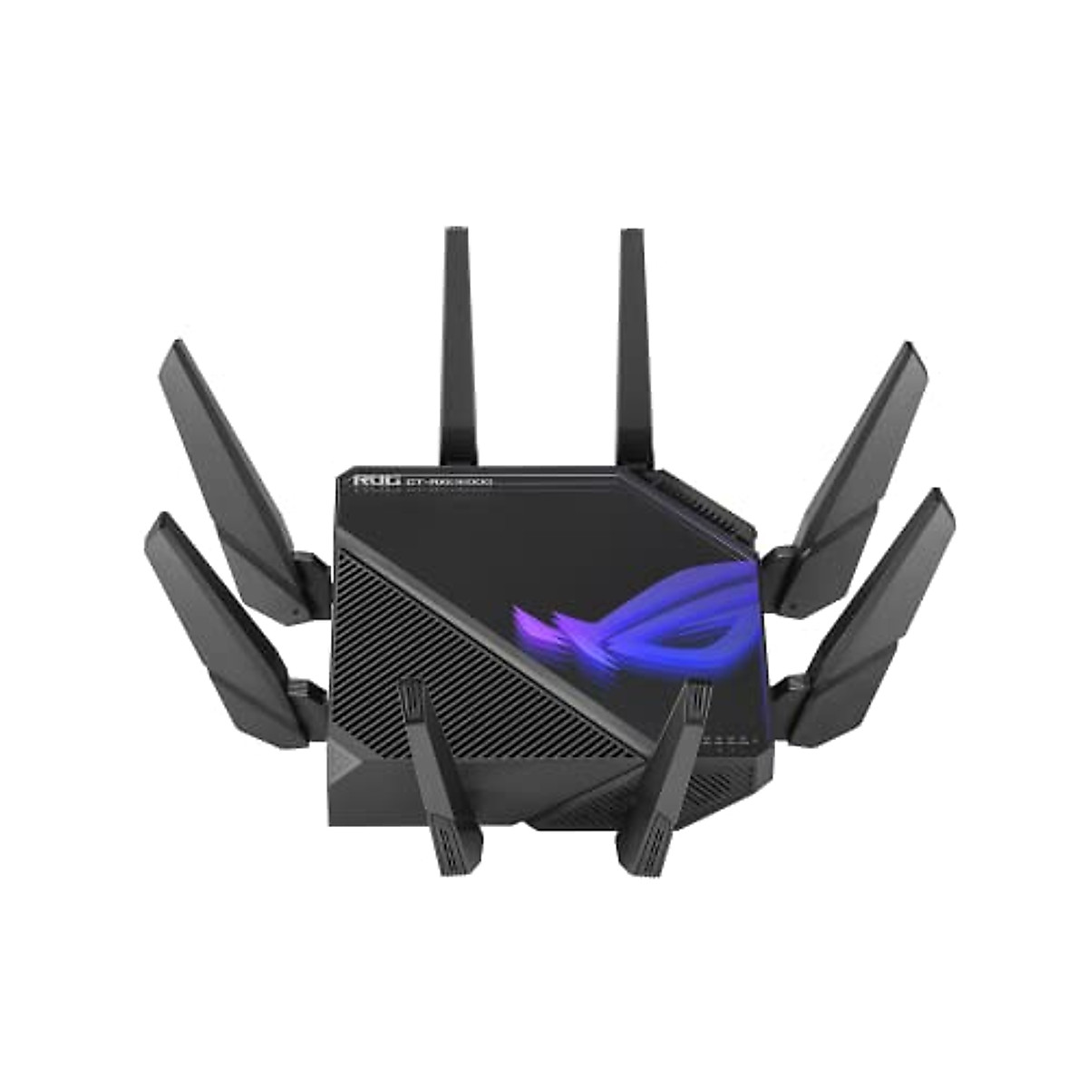 ASUS ROG Rapture GT-AXE16000 Quad-band WiFi 6E Extendable Gaming Router, 6GHz Band, Dual 10G Ports, 2.5G WAN Port, ASUS RangeBoost Plus, Triple-level Game Acceleration, VPN Fusion, AiMesh Compatible