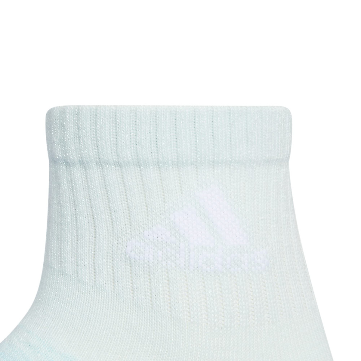 adidas Kids-Girl's Superlite Badge of Sport 3.0 Quarter Socks (6-Pair), Bliss Blue/Cool Light Heather/Pulse Lilac Purple, Medium