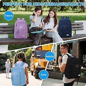VX VONXURY School Backpack Water Resistant 15 Inch Girls Bookbag Schoolbag with Double Comparments Backpacks for Teen Boys