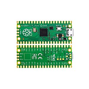 Raspberry Pi Pico Microcontroller Board, RP2040 Dual-core Arm Cortex M0+ Processor, Flexible Single Board Computer, Flagship Versatile Board by Raspberry Pi （1 Pack）
