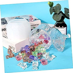 CORHAD 2 Pcs Box Storage Box Mold Jewelry Container Handmade Craft epoxy Jewelry epoxy Silicone jar Cosmetic Tabletop epoxy Storage Container Mold Crystal Silica Gel White Accessories