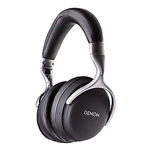 Denon AH-GC25W Premium Wireless Headphones with aptX Bluetooth | Hi-Res Audio Quality | Up to 30 Hours of Wireless Use | Designed for Comfort | Battery-Saving Auto-Standby Mode | Black (AHGC25WBK)