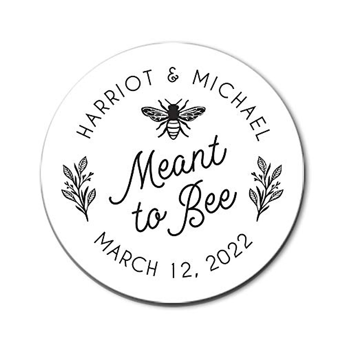 Meant to bee sticker, Honey favor stickers, Meant to bee labels, Custom wedding stickers, Honey bee party, F16:18