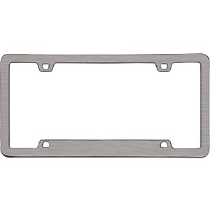 Cruiser Accessories 15190 Neo Sport License Plate Frame, Brushed Nickel