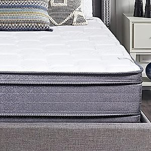 Nutan 12-Inch Double Sided Foam Encased Double Pillow Top Medium Plush with Exceptional Back Support innerspring Mattress,King Size
