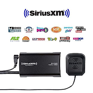SiriusXM SXV300AZV1 Satellite Radio Vehicle Tuner, Add to Any SiriusXM-Ready Car Stereo, Enjoy SiriusXM for as Low as $5/month + $60 Service Card with Activation
