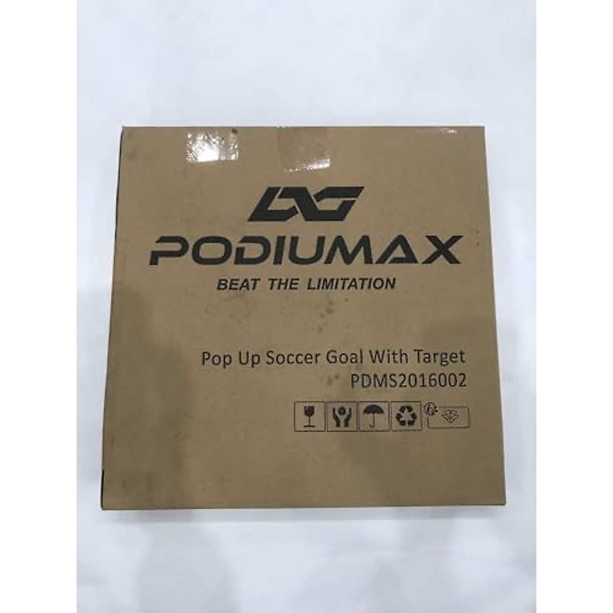 PodiuMax 2 in 1 Pop Up Soccer Goal - Indoor Outdoor Soccer Target Net for Improving Passing and Shooting Accuracy | Portable with Carrying Bag