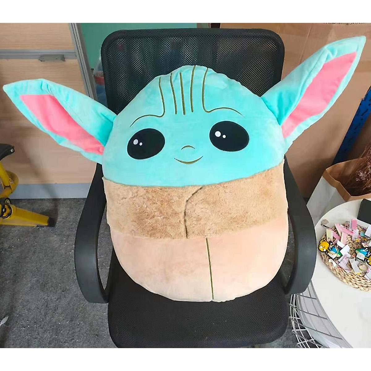 SUYESEN Yoda Plush Doll Stuffed Baby Pillow, Throw Pillow, Yoda Plush Toy, Plush Stuffed Animal (10 inches)