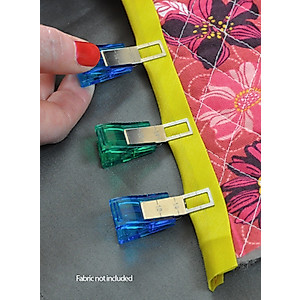 Taylor Seville Originals Small Magic Clip Sewing and Quilting Clips 6 Piece Set - Quilting Supplies and Notions - Sewing Accessories and Supplies