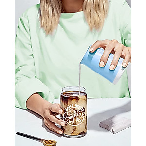 Mothers Day Gifts For Mom, Wife, Women -Gifts For Mom From Daughter, Son, Kids - Best Birthday Gifts For Mom, Mother, Wife, New Mom, Bonus Mom, Mama From Daughter, Son, Husband - 16Oz Coffee Glass