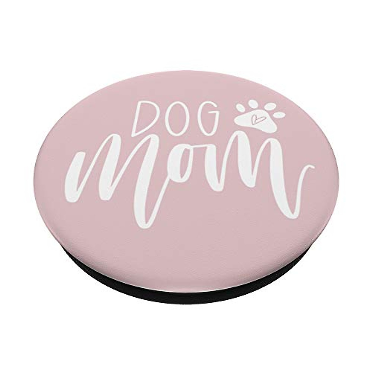 Dog mom gifts for women, dog lover, pink white black JLZ011 PopSockets Swappable PopGrip