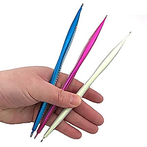 HNYY Glow Lead Jigs Artificial Jigs Metal Jigs Saltwater Jigs 150g 3pcs with Assist Hooks & Split Rings & Jig Skirt & Tackle Storage Box