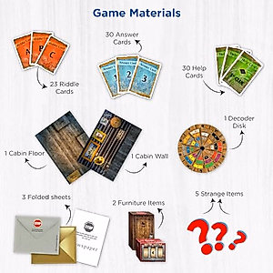 EXIT: The Return to The Abandoned Cabin | EXIT: The Game - A Kosmos Game | Family-Friendly, Card-Based at-Home Escape Room Experience | Collaborative for 1 to 4 Players, Ages 12+