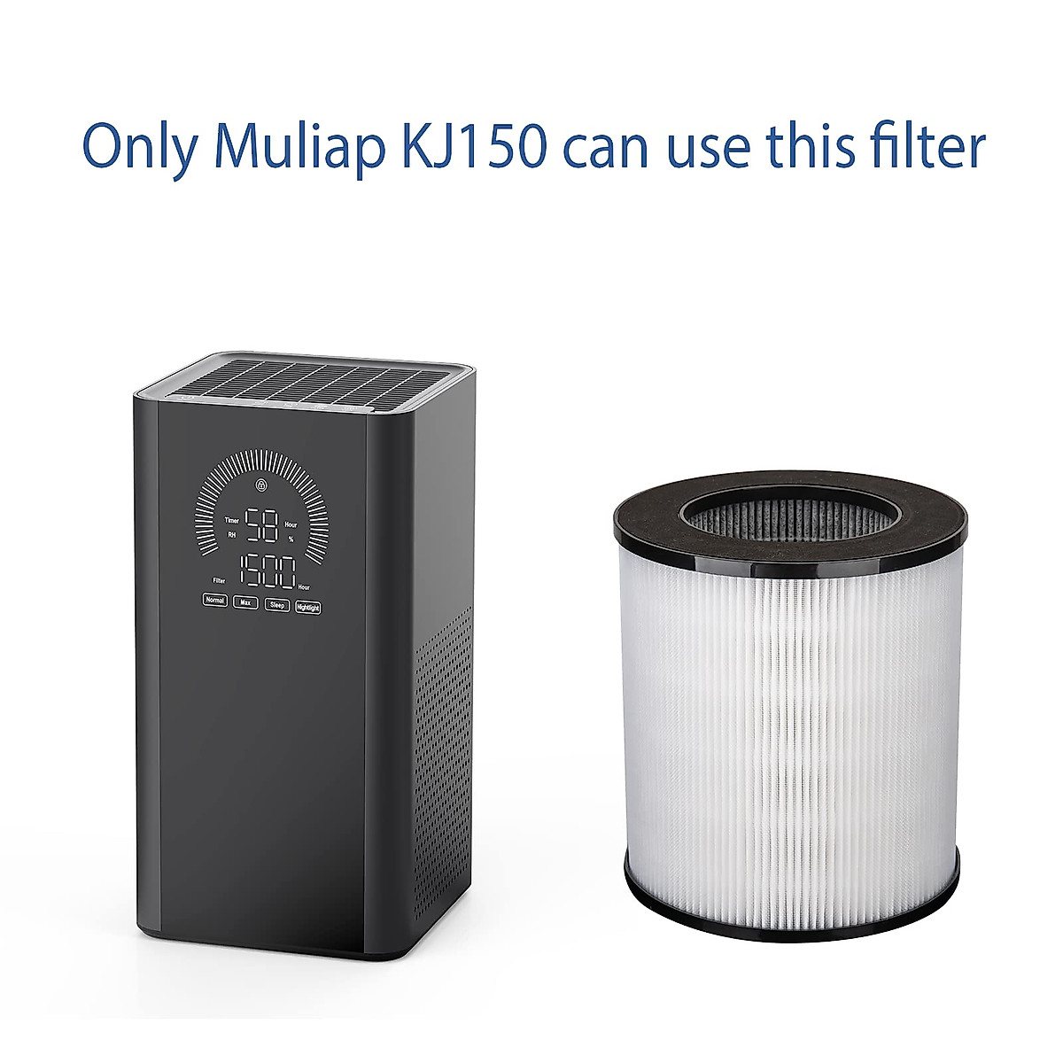 SY910 KJ150 Replacement Filter, 3-in-1 True HEPA, Nylon Filter, Compatible with SY910/KJ150/KJ910 Air Purifier.for Bedrooms, Offices, Living Rooms, and Kitchens (1)