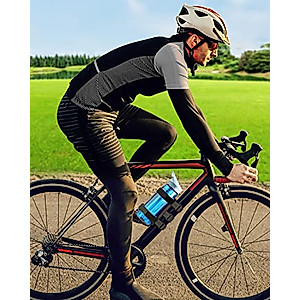 GOFORWILD Portable Speaker Mount, Waterproof Speaker Strap for Bluetooth Wireless Speakers, Compatible with Golf Cart Railing/Bike/Moto/Boat/ATV,Black