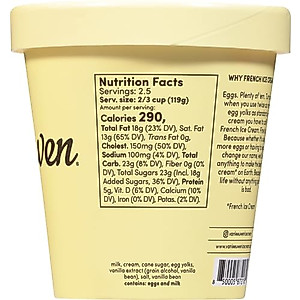 Van Leeuwen Premium Vanilla Bean French Ice Cream, 14 oz (Frozen)