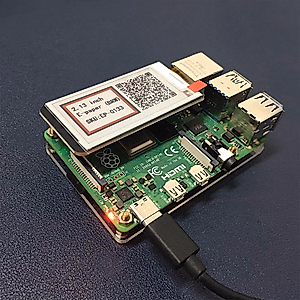 GeeekPi 2.13 inch E-Ink Display HAT, 250x122 Pixel E-Paper Screen for Raspberry Pi 4B/3B+/3B/2B/Zero/Zero W/Zero WH, Electronic Paper Module with Partial Refresh