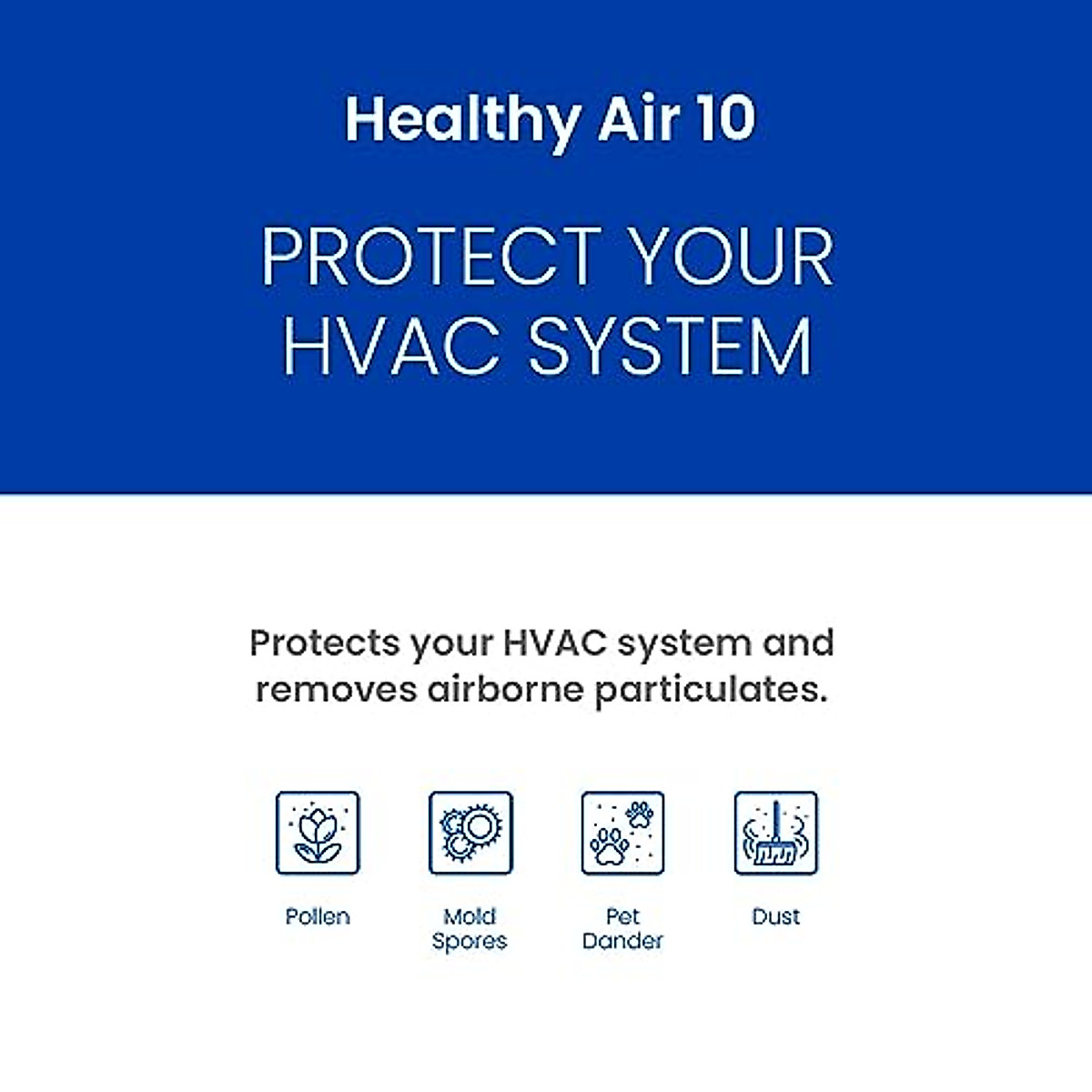 AprilAire 401 Replacement Furnace Filter for AprilAire 2400, Space-Gard 2400 Whole-House Air Purifiers - MERV 10, 16x25x6 Air Filter (Pack of 1)