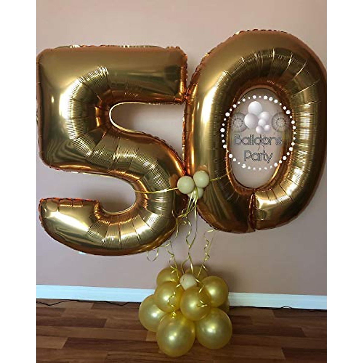 40inch Gold Number 50 Balloon Party Festival Decorations 50th Birthday Anniversary Jumbo foil Helium Balloons Party Supplies Props for Photos