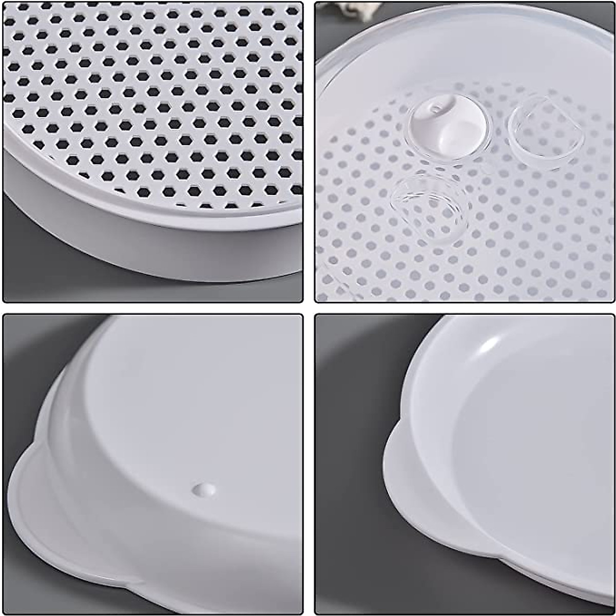 Bonilaan Microwave Steamer, BPA Free Kitchen Microwave Cooker, Microwave Cookware Steamer for Vegetables, Rice and Fish, 11X28 (OY-01)