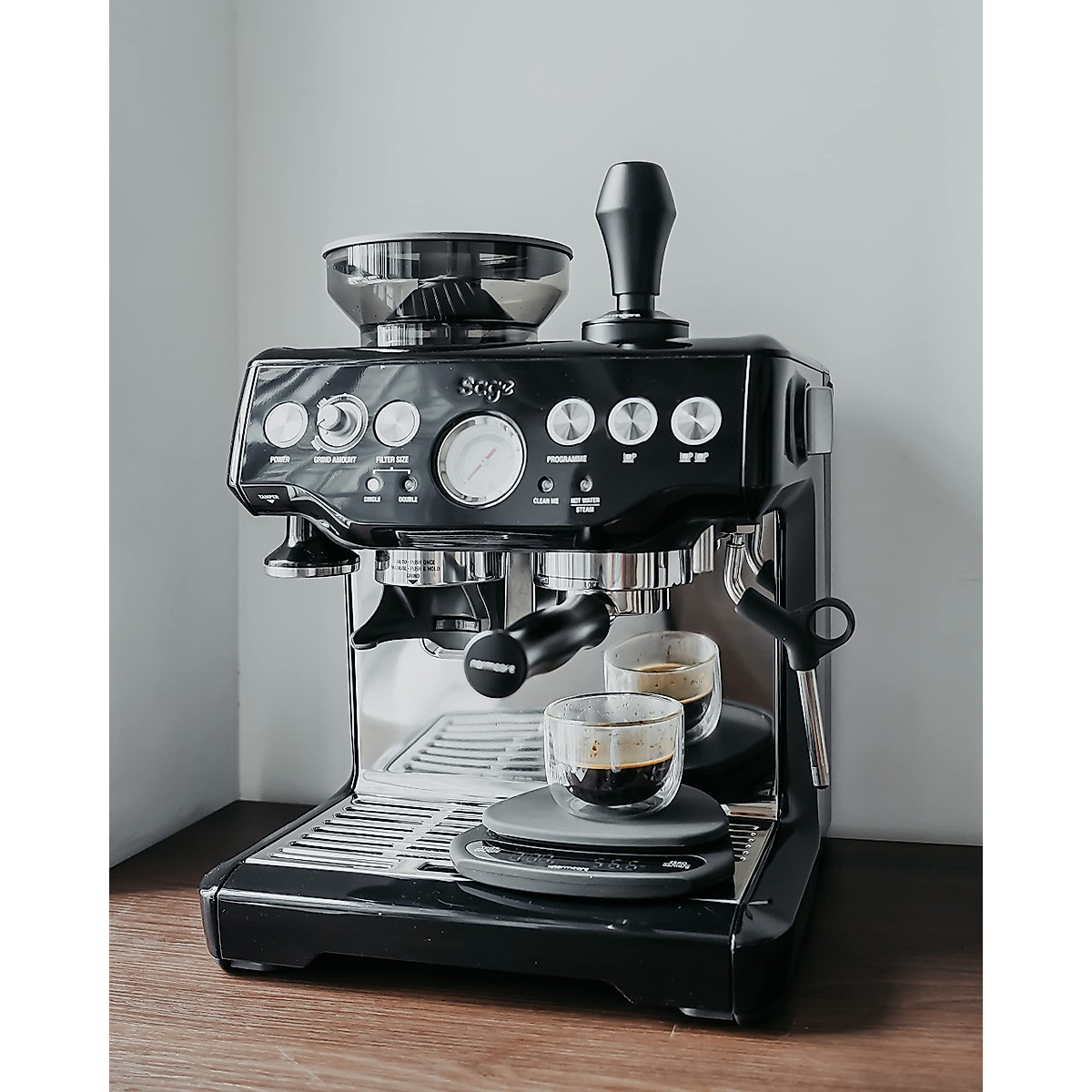 Normcore 54mm Bottomless Portafilter | Bottomless Naked Portafilter | Filter Basket Included | Fits Breville Barista Express and 54mm Breville Machines, Black