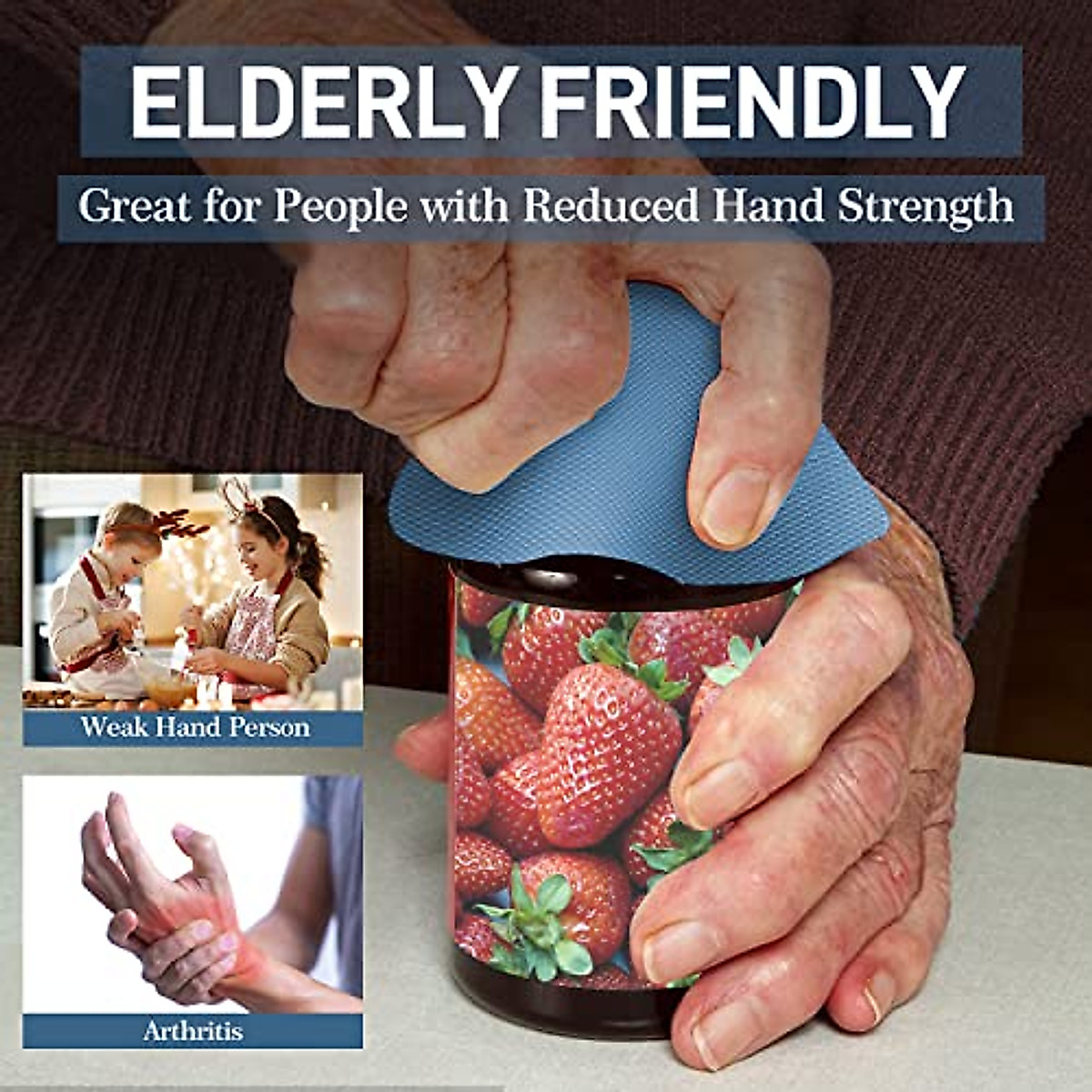 Jar Openers Pad, 10pcs Rubber Jar Grippers for Seniors with Arthritis Weak Hands, Multi-Purpose Kitchen Gadget for Open Jars