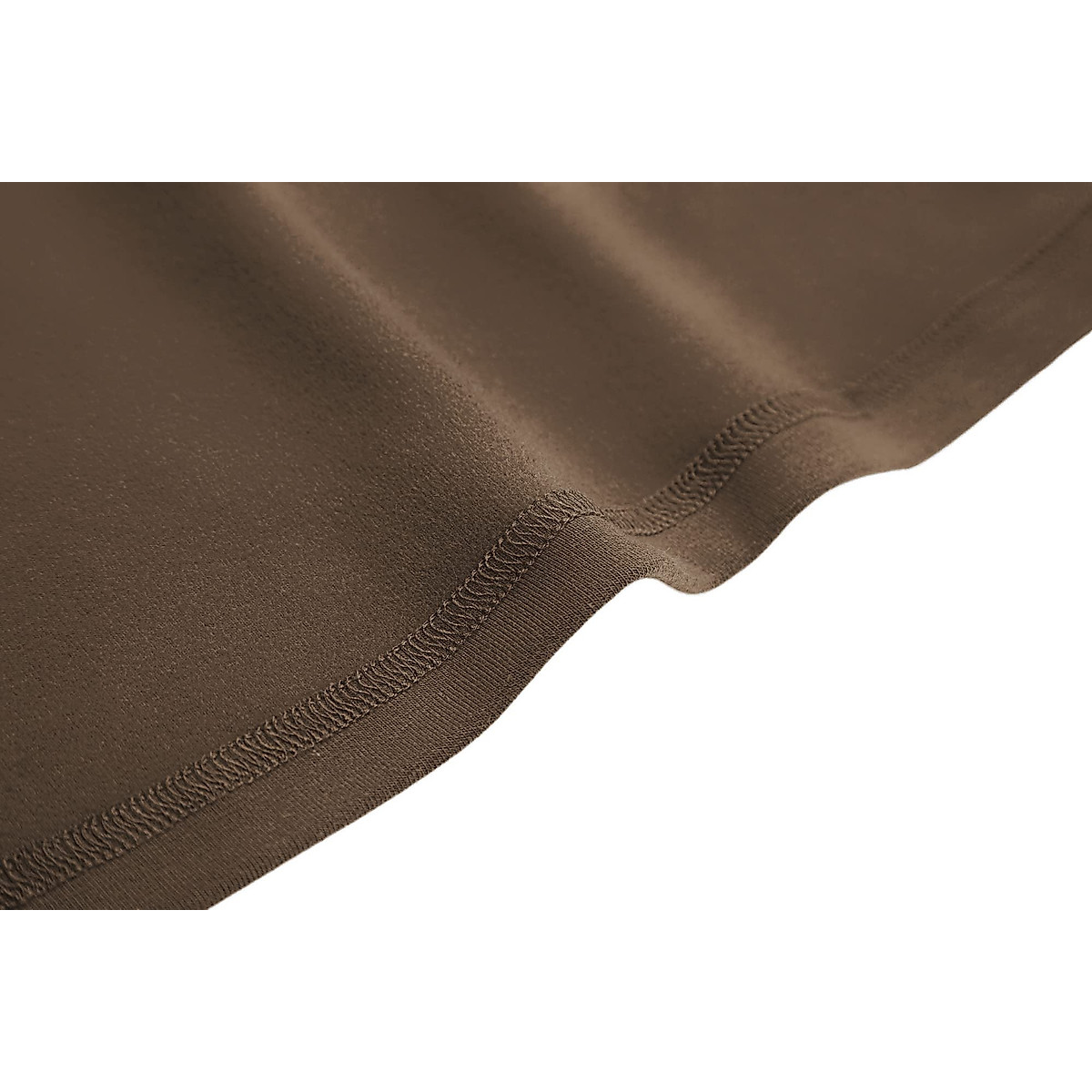 Urban CoCo Women's Turtleneck Slim Fitted Long Sleeve Sweatshirt Active Base Layer Tops Shirts (XL, Coffee)