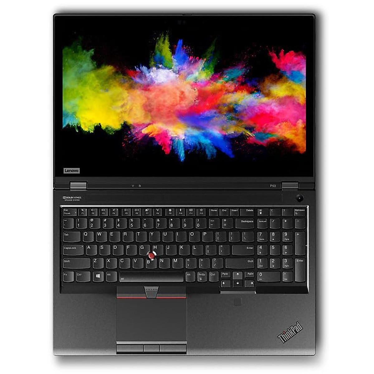 Lenovo ThinkPad P53 Mobile Workstation 15.6" FHD Display - Intel Core i7-9850H, 16GB RAM, 512GB SSD, NVIDIA Quadro T1000, Backlit Keyboard, Fingerprint Reader, Windows 10 Pro (Renewed)