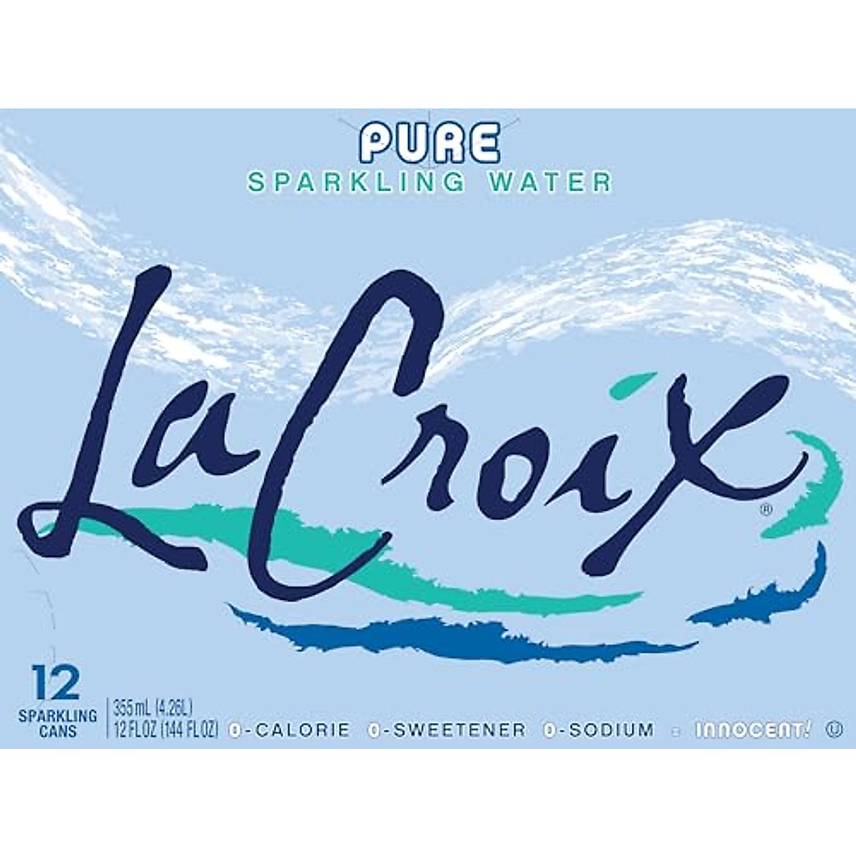 LaCroix Sparkling Water, Pure, 12 Fl Oz (pack of 12)
