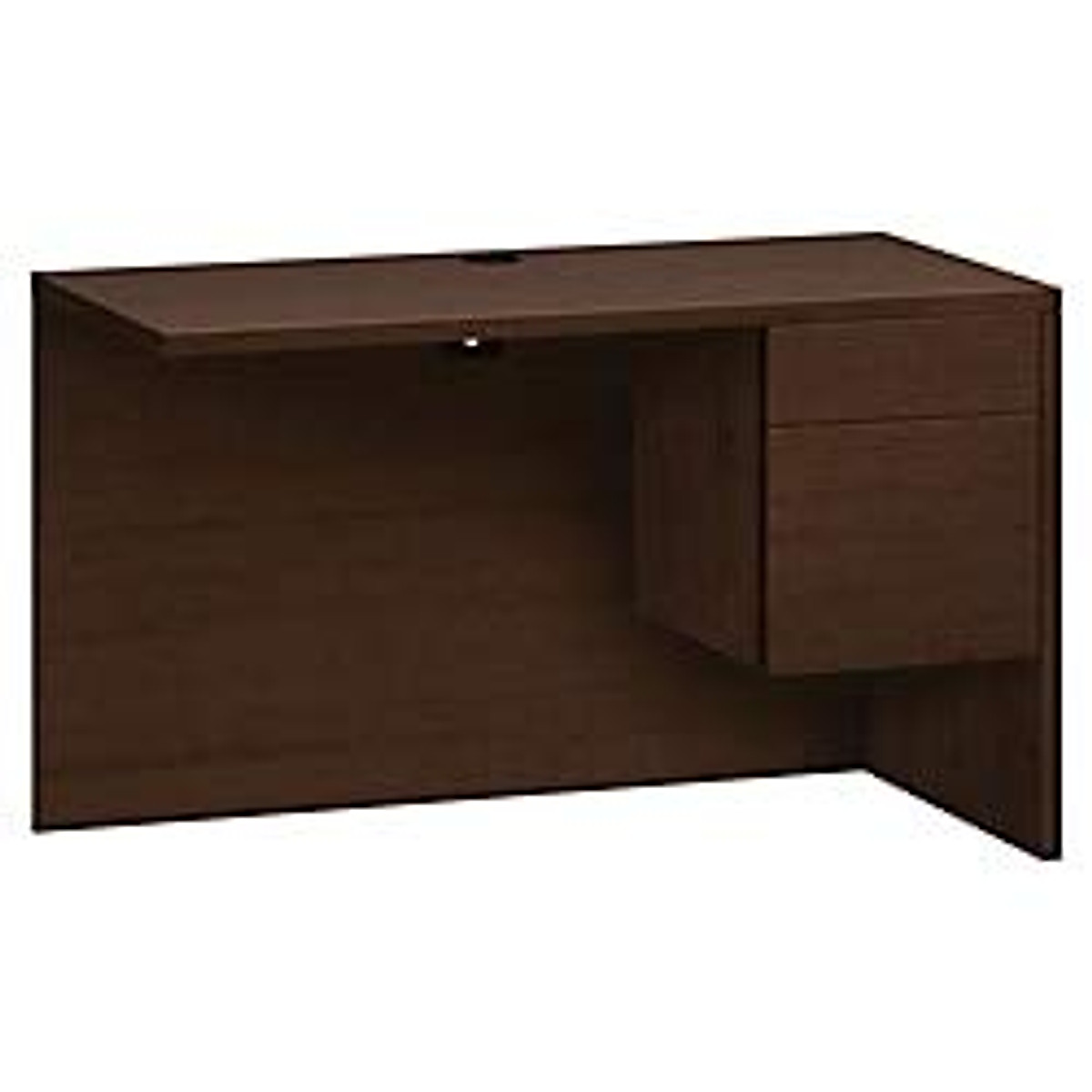 HON Right Return 48"W Desk, Mocha