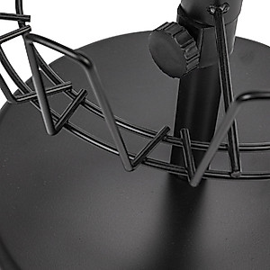 Household Essentials 3-Tier Shoe Storage Tree, Matte Black