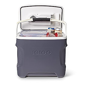 Igloo Thermoelectric Iceless 28-40 Qt Electric Plug-in 12V Coolers, 28qt Iceless Gray
