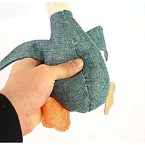 XIBANY Dog Toys Pet Mallard Duck Dog Toy for Aggressive Chewers Dog Squeaky Wild Goose Puzzle Training Toys Cute Soft Dog Chew Toy with Squeaker
