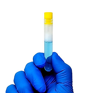 Test Tubes Plastic (PP) with Yellow Caps, 11.4 X 76 mm 25 Pack