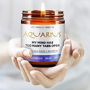 Scorpio Gifts for Women, Astrology Gifts for Women, Zodiac Gifts, Scorpio Candle, Zodiac Sign Gifts, Unique Candles, Candles Gifts for Women, Birthday Gifts for Women | Hand Crafted USA | 9oz