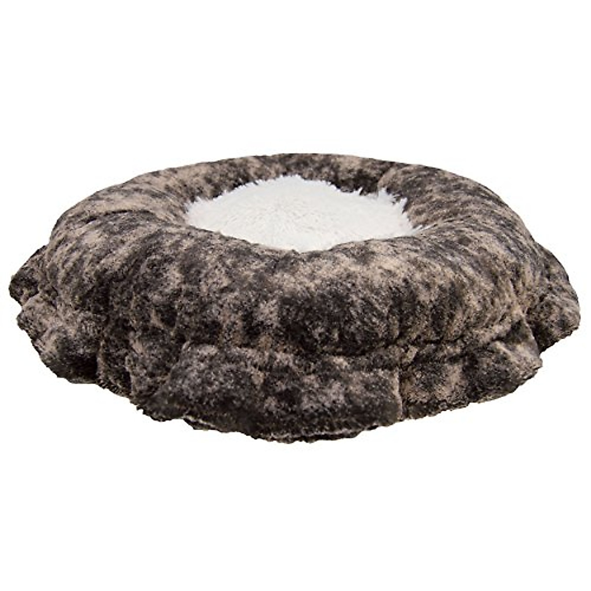 Bessie and Barnie Ultra Plush Koala/ Snow White Deluxe Luxury Shag Dog/Pet Lily Pod Bed Machine Washable