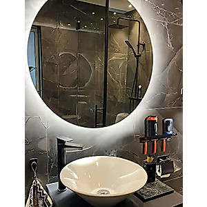 Razor Holder for Shower,keys holder, Self Adhesive , Heavy Duty Razor Stand, Utility Bathroom Razor Blade Holder for Multiple Items, MATTE BLACK, cyrazor0001