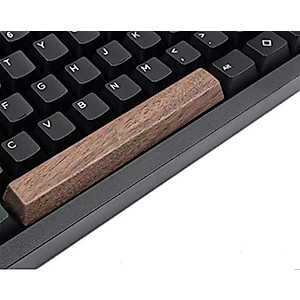Durable Walnut Wooden Keycap Height Wood Keycap Suit Wooden Keycaps Personality forMX Switch Mechanical Gaming Keyboard Beautiful
