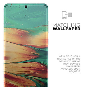 DesignSkinz Liquid Abstract Paint Remix V20 Protective Vinyl Decal Wrap Skin Cover Compatible with The Samsung Galaxy S20 (Screen Trim & Back Glass Skin)