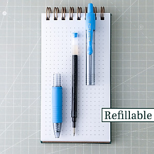 PILOT G2 Premium Refillable & Retractable Rolling Ball Gel Pens, 0.7mm Fine Point, Periwinkle, 6-Pack