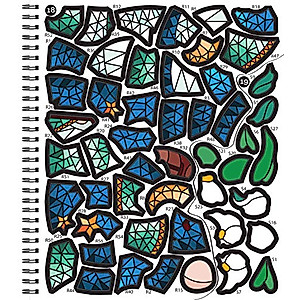 Brain Games - Sticker by Number: Bible (28 Images to Sticker)