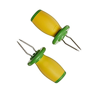OXO Good Grips Interlocking Corn Holders, Yellow/Green