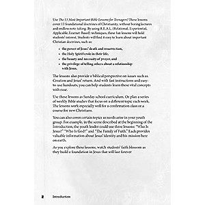 The 13 Most Important Bible Lessons For Teenagers: Complete Meetings for Youth Groups and Sunday School