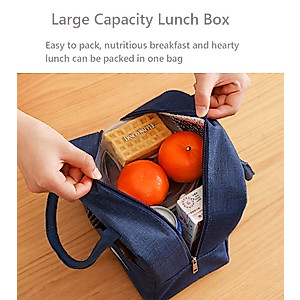 5.5 L Pink Bear Small Lunch Bags for Women, Portable Insulation Bags, Reusable Lunch Bags, Can be Used for Picnics, Work, etc. (S, Pink Bear)