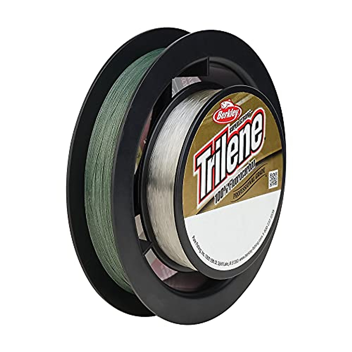 Spiderwire Berkley FireLine® Superline, Moss Green/Clear, 8lb | 3.6kg, 125yd | 114m Fishing Line, Suitable for Freshwater Environments