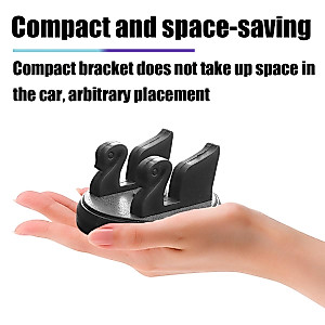 zipelo Dashboard Phone Holder, Car Cell Phone Mount, 360° Rotatable Auto Cradle, Swan Design Thickness Adjustable Cellphone Holder, Compatible with Most Smartphones and More