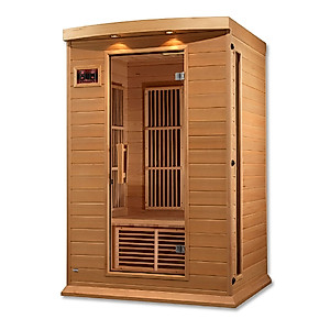 DYNAMIC SAUNAS Maxxus Toulouse MX-K206-01 Low EMF (Under 8 MG) FAR Infrared Sauna - Curb Side Delivery…