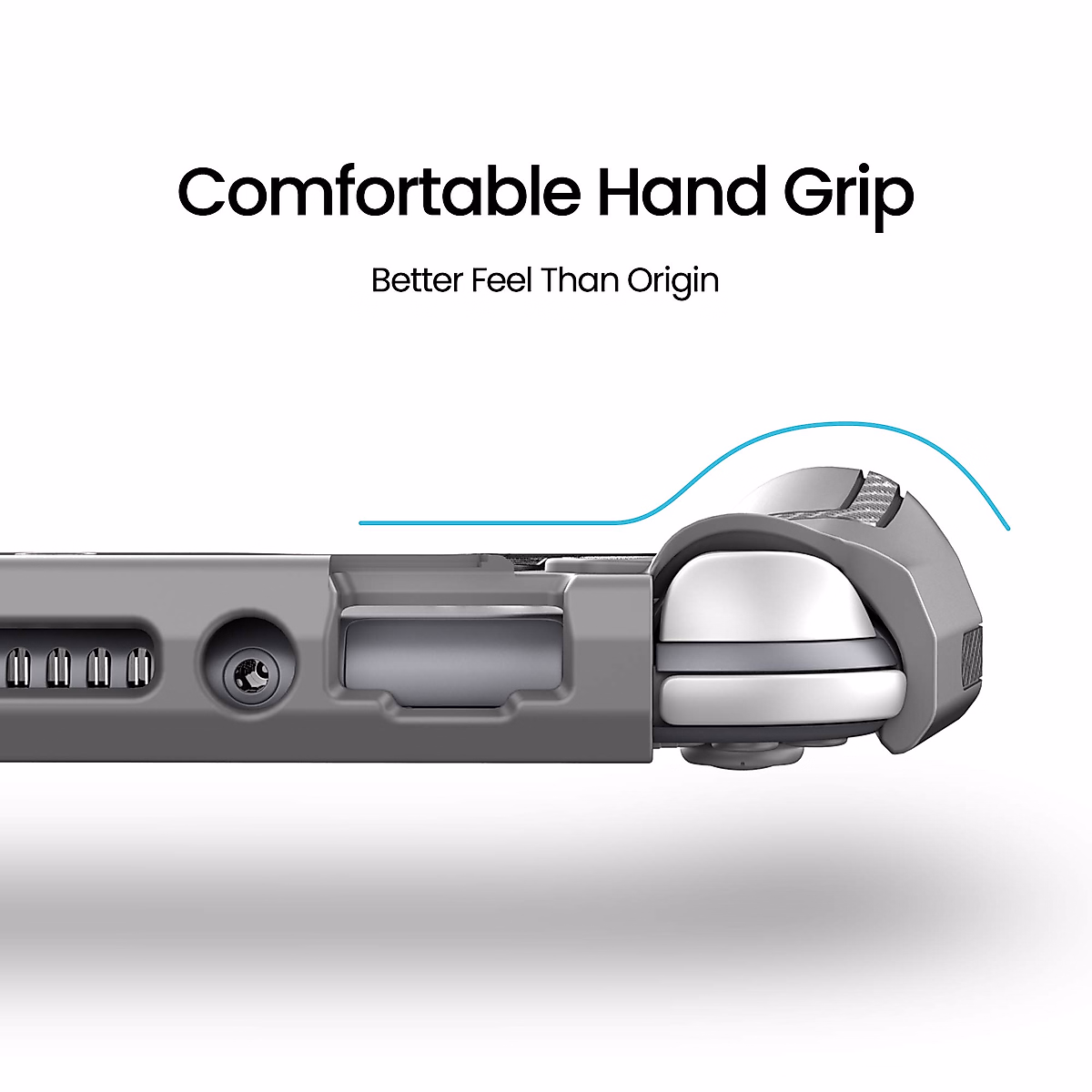 Switch Lite Protective Case for Nintendo Daily Gift (Ergonomic /Sturdy /Full Protection) Gift Idea Family Happy Hours Gray